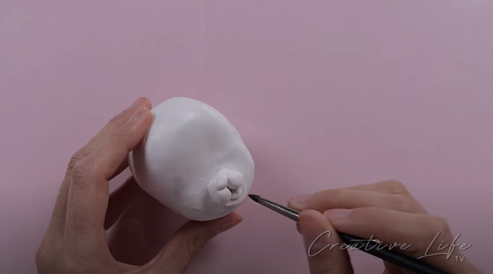 How To Make Polymer Clay Bear Face DIY | Creative Life TV